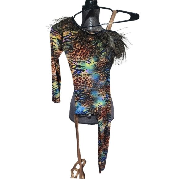 Weissman | Costumes | Weissman Animal Print Dance Costume Sz Medium ...